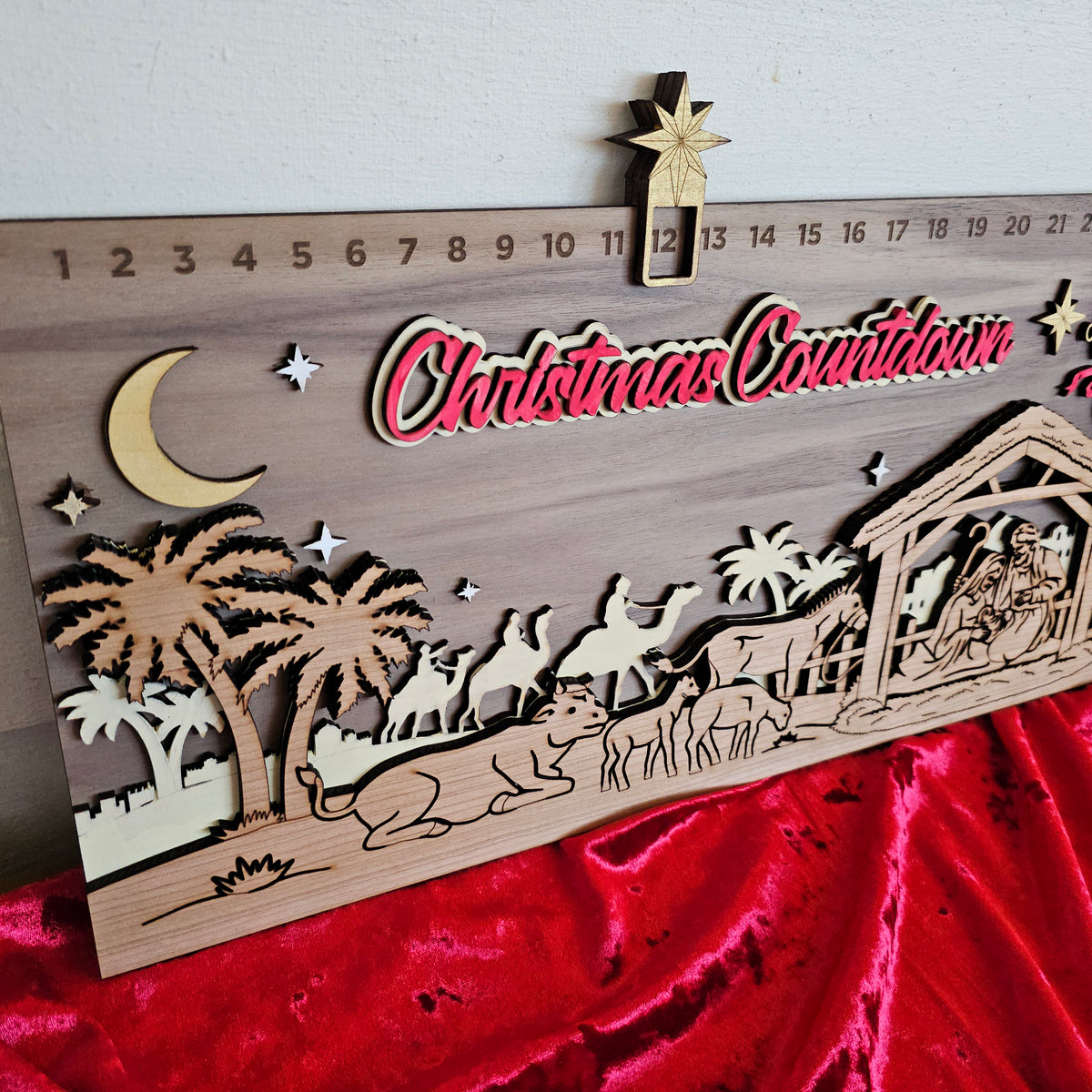 Nativity Christmas Countdown – crafted