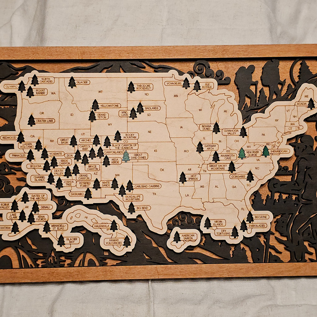 Football Stadium Tracker Map – crafted